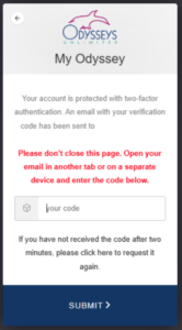 Logging In to the My Odyssey Portal | Odysseys Unlimited
